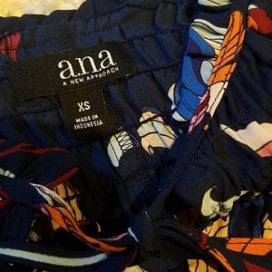 a.n.a | Tops | Ana Smocked Floral Tie Blouse | Poshmark